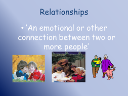 Relationships lesson | Teaching Resources