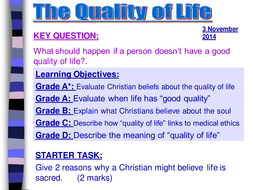 Quality of life: 2nd lesson in medical ethics by littlelindsey ...