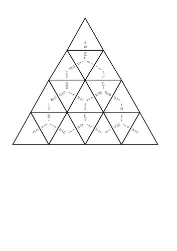 Equivalent Fractions Tarsia Puzzle | Teaching Resources Equivalent Fractions Tarsia Puzzle | Teaching Resources