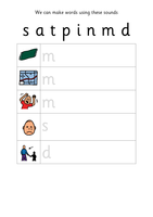 Phase 2 set 1/2 Phonics / spelling sheets by Louisecrane - UK Teaching ...