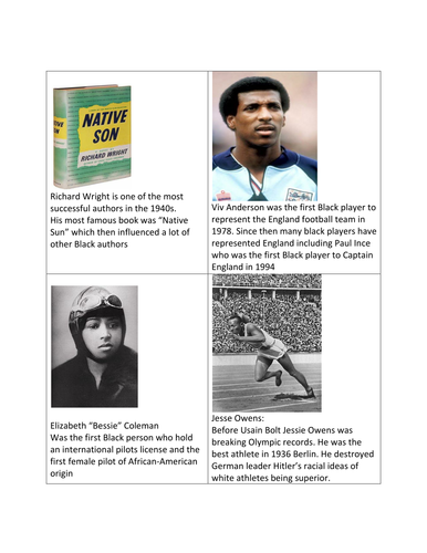 Black History work | Teaching Resources