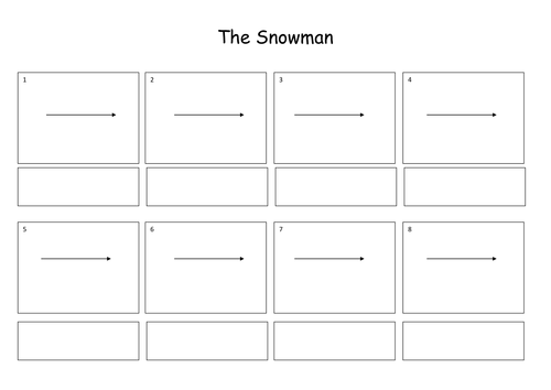 The Snowman Story & Sequencing activiy | Teaching Resources