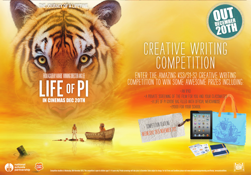 Life of Pi - KS3 Creative Writing | Teaching Resources
