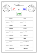 J'habite....... | Teaching Resources