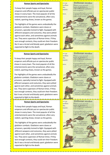 Gladiators - Were the Romans civilised? | Teaching Resources