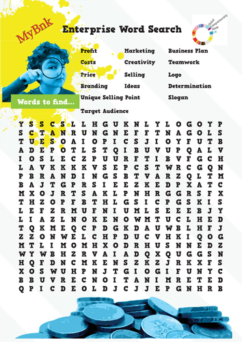 Enterprise Word Search | Teaching Resources