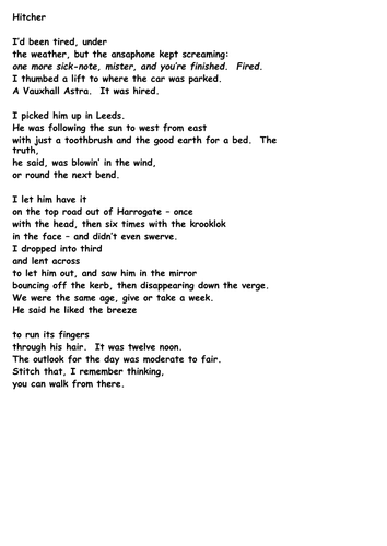 KS3 Poetry scheme of work | Teaching Resources