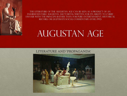 The Augustan Age: Literature and Propaganda | Teaching Resources