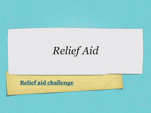 Earthquake relief aid student campaign group task | Teaching Resources