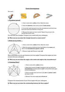 Circle Theorems - Complete Lesson 1 by ceejaypee - UK Teaching ...