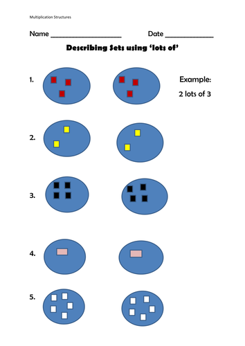 Multiplication Structures - Describing Sets by rzrzneck34a - Teaching ...