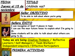 Adónde vas? | Teaching Resources