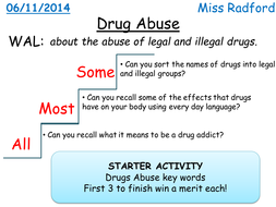B1.1 Drug abuse for SEN | Teaching Resources
