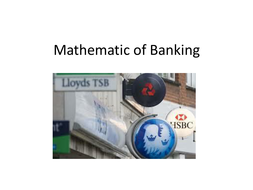 Mathematics of Banking | Teaching Resources