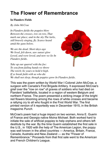 Remembrance Day Activity Pack - Writing Poems & More | Teaching Resources