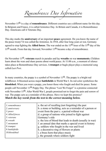 Remembrance Day Activity Pack - Writing Poems & More | Teaching Resources