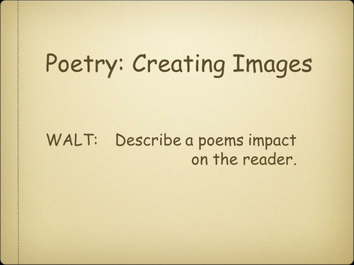 Poems that create images - Similes & Metaphors - Year 4 to 6 | Teaching ...