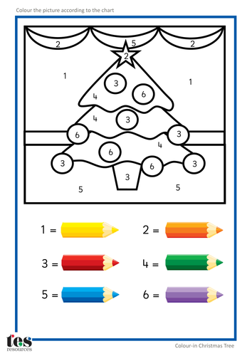 Colour by Numbers TEACCH Activities - Christmas! | Teaching Resources