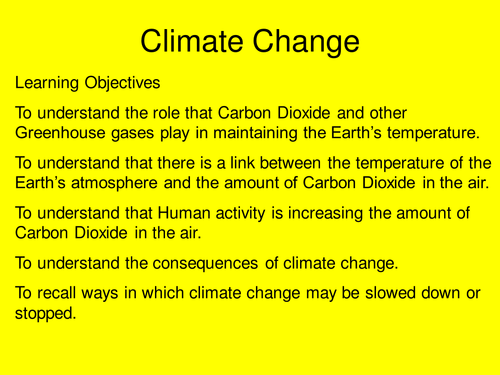 Climate change | Teaching Resources