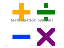 Maths symbols | Teaching Resources