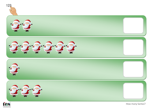 How Many Christmas items? TEACCH Activity | Teaching Resources