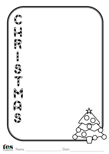 Christmas Acrostic Poem templates | Teaching Resources