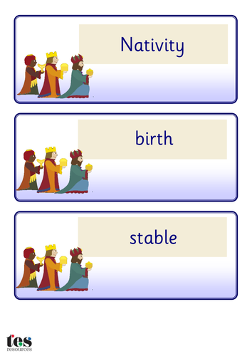 Nativity Story Vocabulary | Teaching Resources