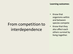 Interdependence of organisms | Teaching Resources