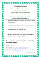 Doing a Project on a Country / International Day | Teaching Resources