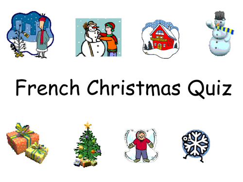 French Christmas Quiz | Teaching Resources