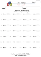 Adding single digits numbers to... | Teaching Resources