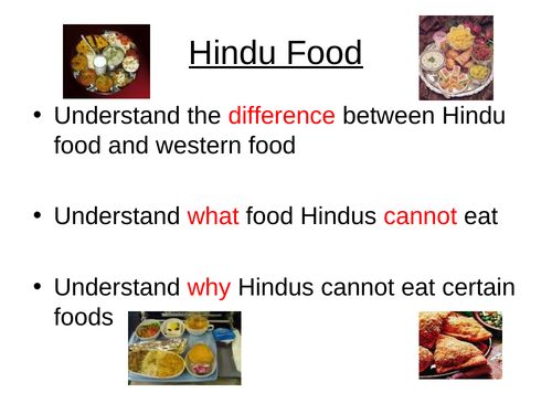 Hinduism - Food 2019 | Teaching Resources