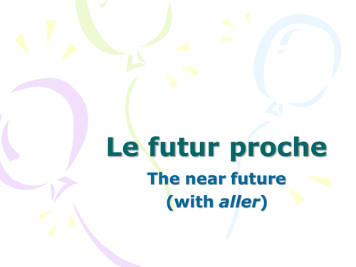 the near future | Teaching Resources