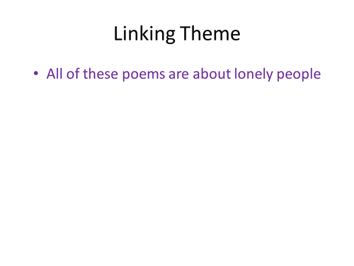 Poetry Scheme - 3 Poems - Lesson 6 Linking poems | Teaching Resources