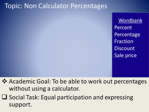 Sale Percentages - Cooperative Learning | Teaching Resources