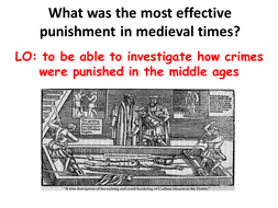 Crime and punishment in the Middle ages by linzims | Teaching Resources
