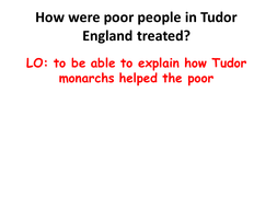 Elizabethan Poor laws | Teaching Resources