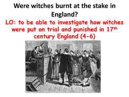 Punishments for witchcraft | Teaching Resources