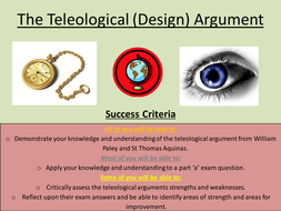 The Teleological Argument | Teaching Resources