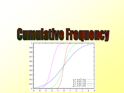 Cumulative Frequency and Box Plots lessons | Teaching Resources
