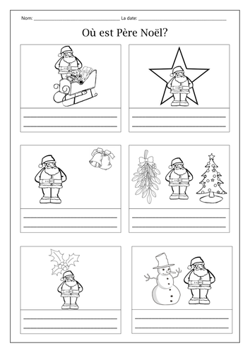 Où est Père Noël? | Teaching Resources