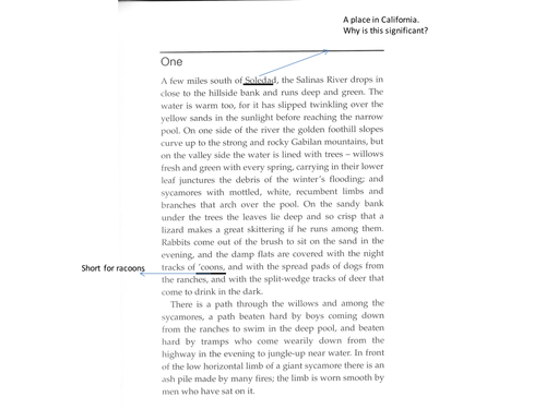 Of Mice and men Opening Of The Novel | Teaching Resources