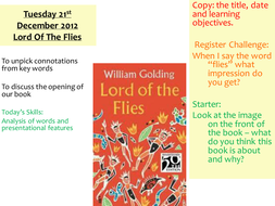 Introductory Lesson To Lord Of The Flies | Teaching Resources