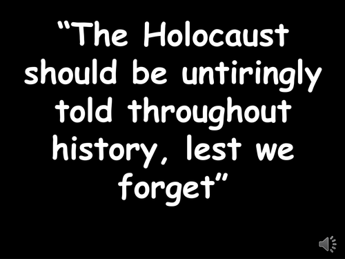 Holocaust presentation | Teaching Resources