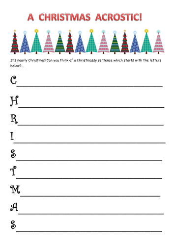Christmas Literacy activities | Teaching Resources
