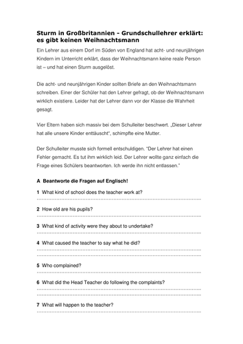 2 Christmas-themed GCSE style questions | Teaching Resources