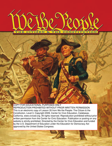 We the People: The Citizen & the Constitution KS3 | Teaching Resources