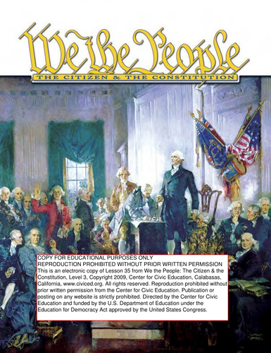 We the People: The Citizen & the Constitution KS4 | Teaching Resources