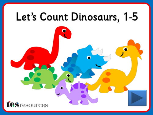 Let's Count Dinosaurs! 1-5 | Teaching Resources