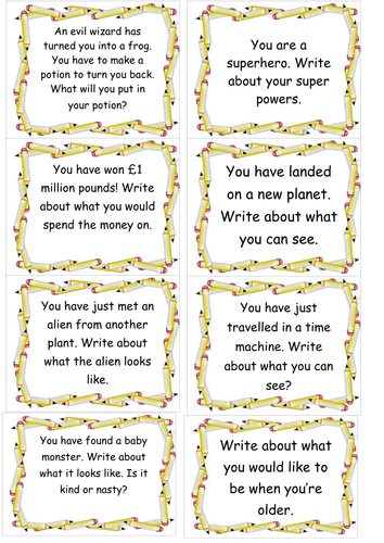 Writing Prompts for 'finished work' activities | Teaching Resources